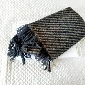 Cristina Chiti | Accessories | Nwt Cristina Chiti Black Taupe Wool ...